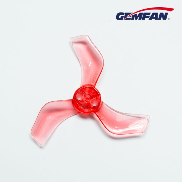 Gemfan 1635 tripales 40mm (1mm fit) - Rouge