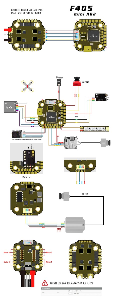 F405 MINI HD2 FC - SKYSTARS